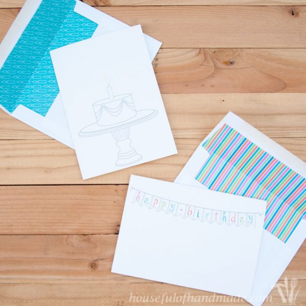 Free Printable Birthday Cards - Houseful of Handmade