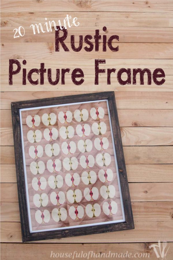 Build Easy DIY Picture Frames in 20 Minutes - Houseful of Handmade