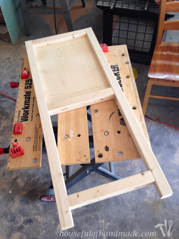 Easy Coffee Bar Table Build Plans - Houseful of Handmade