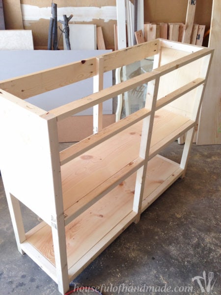 Easy Coffee Bar Table Build Plans - Houseful of Handmade