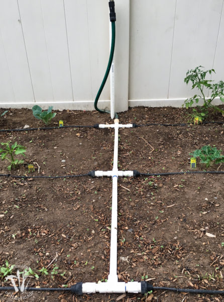 How to Install a Drip Watering System for the Garden - Houseful of Handmade