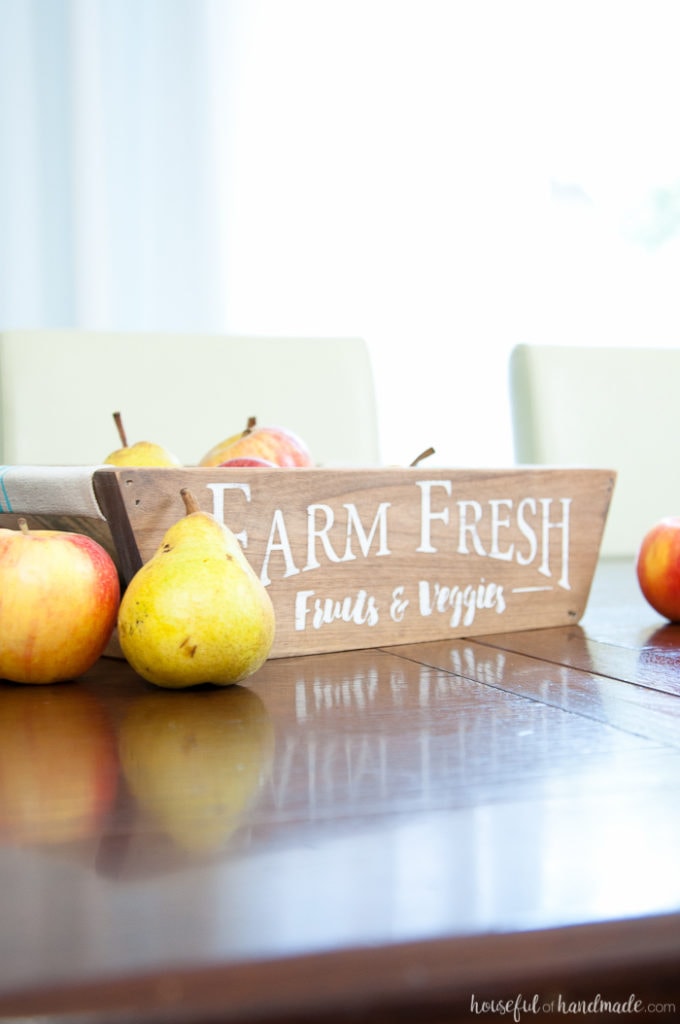 DIY Farmhouse Style Produce Basket - Houseful of Handmade