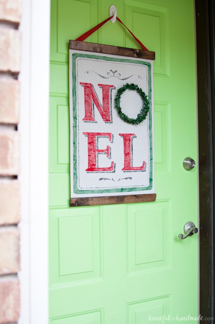 DIY Vintage Christmas Scroll • Crafting my Home