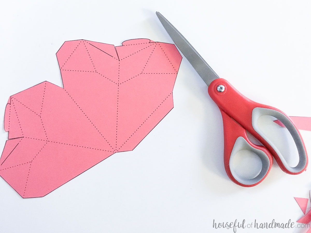 3D Heart Valentine • Crafting my Home