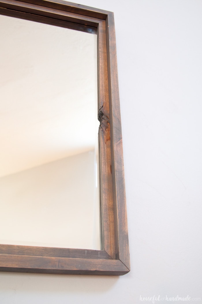 DIY Rustic Mirror - Houseful of Handmade