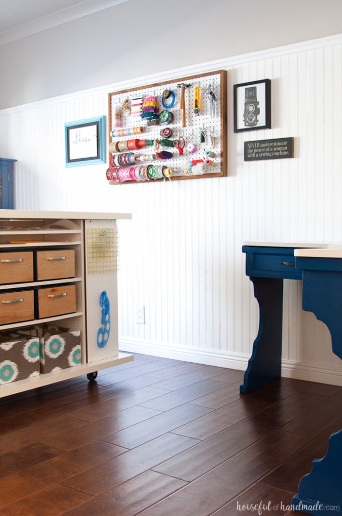 Office & Craft Room Reveal - $100 Room Challenge - Houseful of Handmade