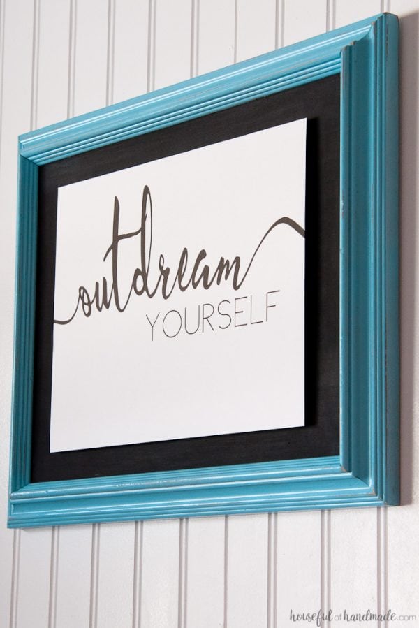 How to Float Mount Art the Easy Way - Houseful of Handmade