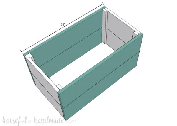 DIY Treasure Chest Toy Box - Houseful of Handmade