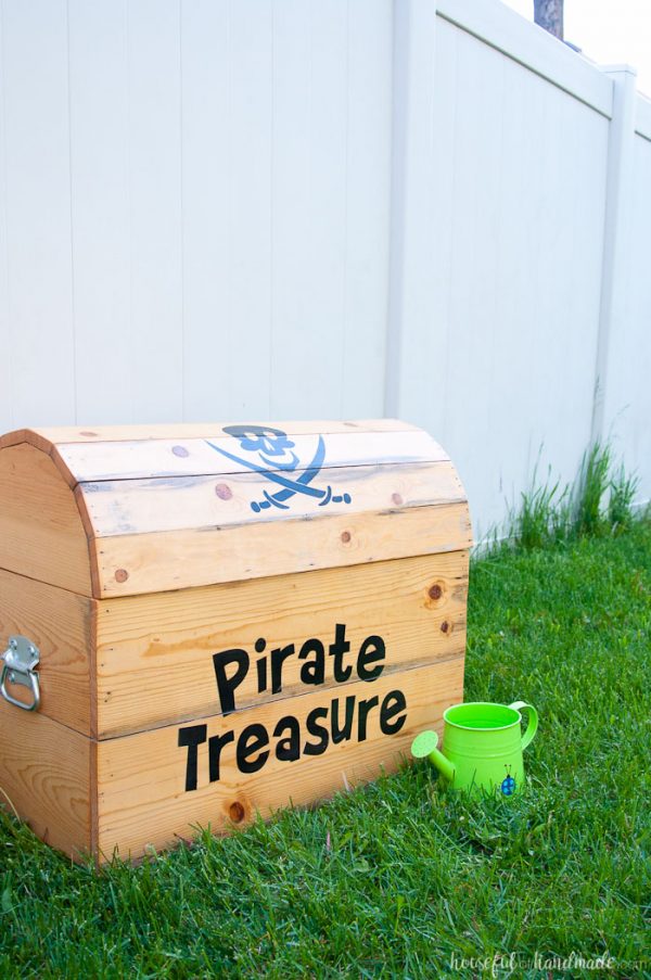 DIY Treasure Chest Toy Box - Houseful of Handmade