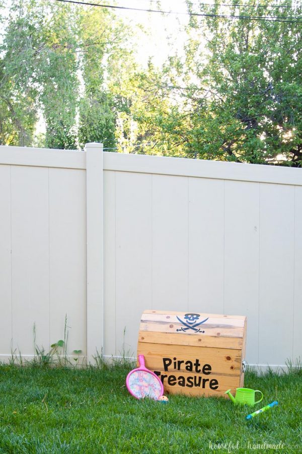 DIY Treasure Chest Toy Box - Houseful of Handmade