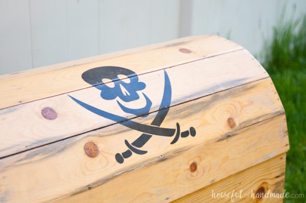 DIY Treasure Chest Toy Box - Houseful of Handmade