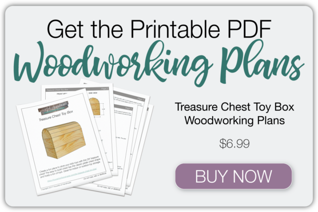 DIY Treasure Chest Toy Box - Houseful of Handmade