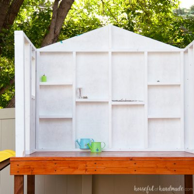 How to Build an Outdoor Playhouse for Kids - Houseful of Handmade