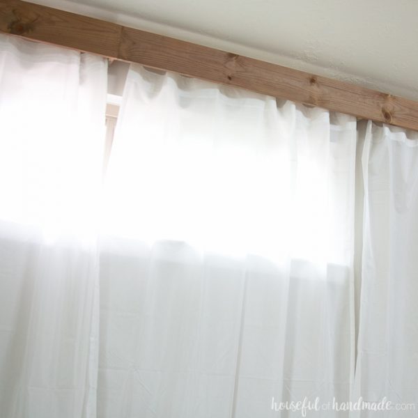 How to Make a Wood Valance Box Cheap & Easy - Houseful of Handmade