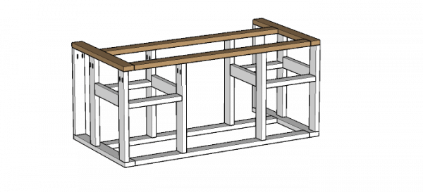 Outdoor Kitchen Island Build Plans - Houseful of Handmade
