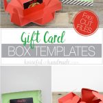 Gift Card Box Templates - Houseful of Handmade