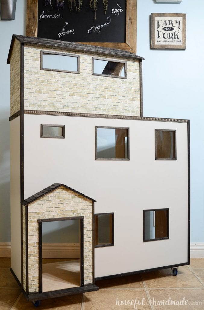 Handmade Dollhouse Exterior - Houseful of Handmade