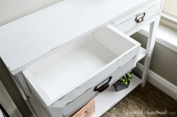 Small Console Table with Drawers Build Plans - Houseful of Handmade