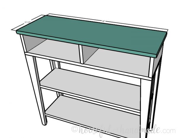 Small Console Table with Drawers Build Plans - Houseful of Handmade