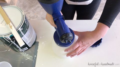 How to Paint Unfinished Cabinets - Houseful of Handmade