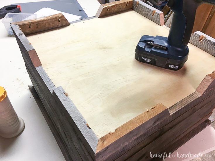 How to make a Wood Christmas Tree Stand - Houseful of Handmade