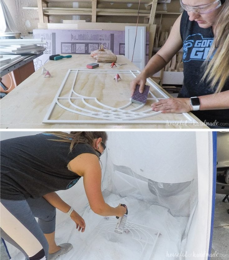 DIY Window Frame Mirror for the Bathroom - Houseful of Handmade