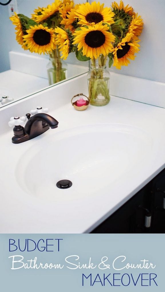 Cheap DIY Vanity Tops For Your Bathroom