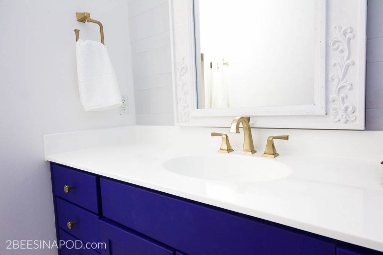 Cheap DIY Vanity Tops For Your Bathroom