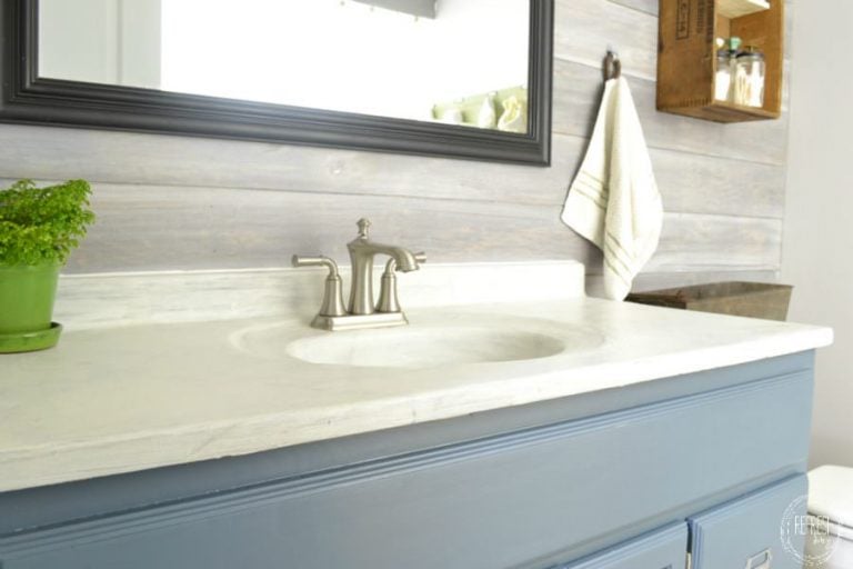 Cheap DIY Vanity Tops For Your Bathroom