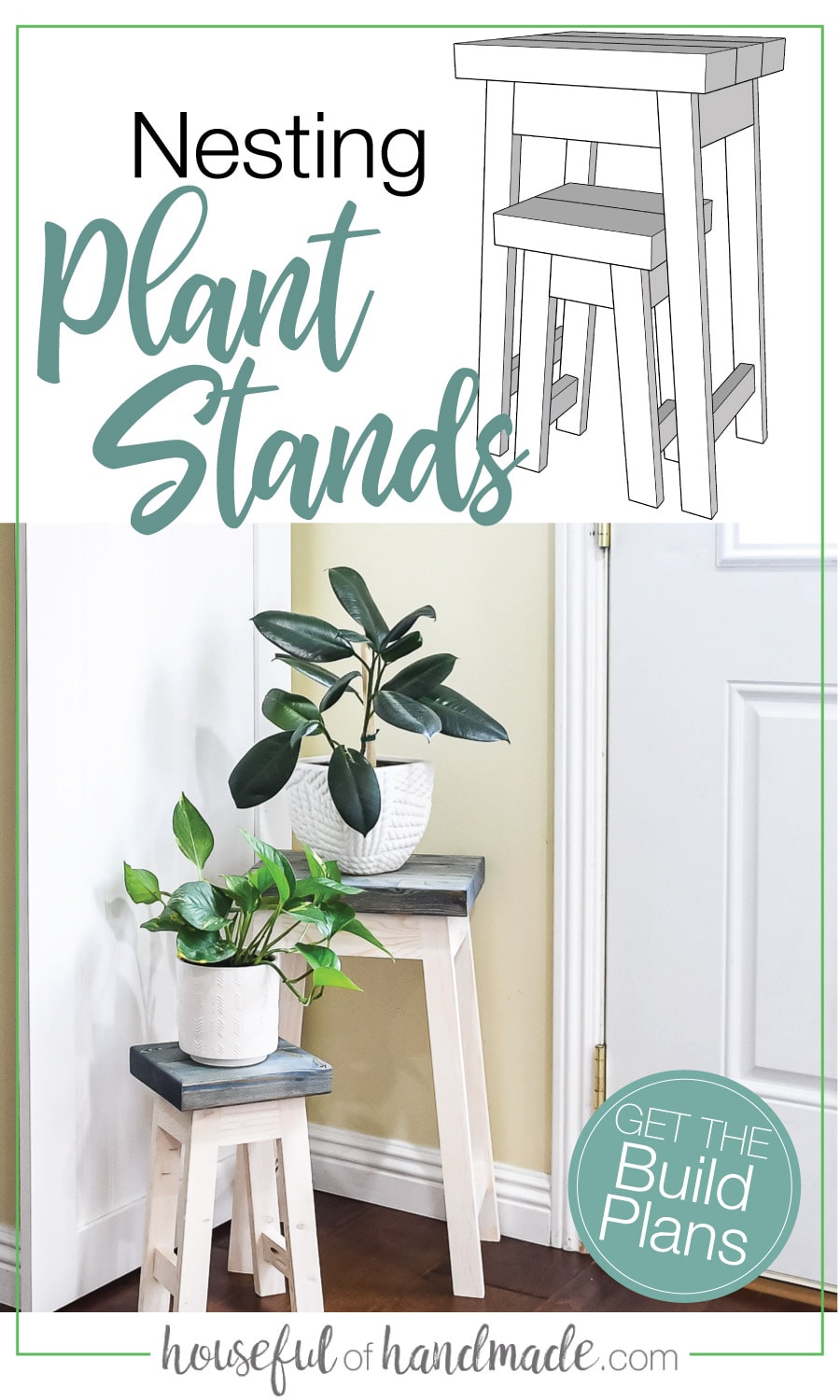 Nesting Plant Stands Build Plans - Houseful of Handmade