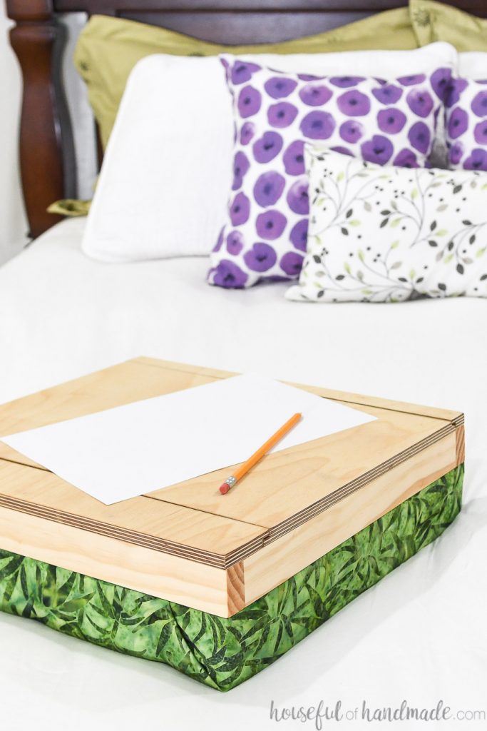 Easy Lap Desk with Storage - Houseful of Handmade