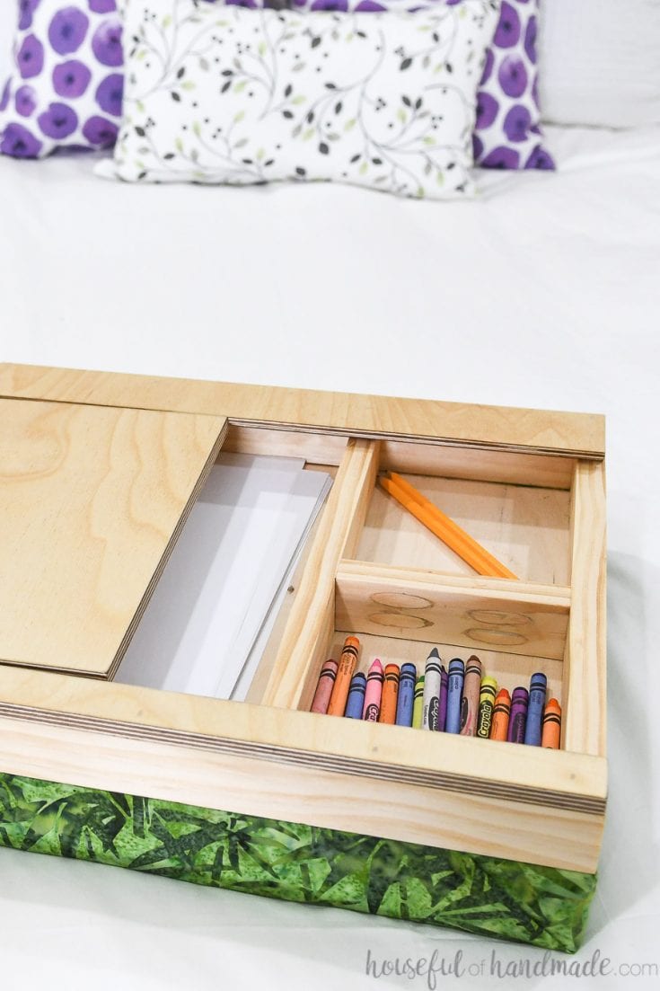Easy Lap Desk with Storage - Houseful of Handmade