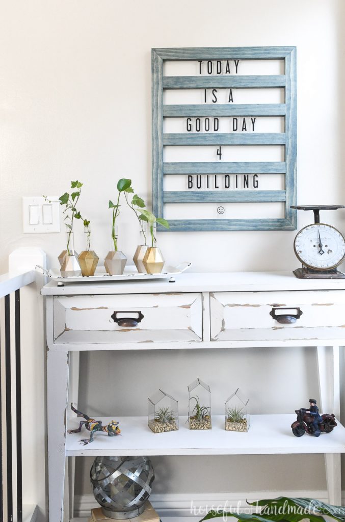 Easy DIY Sliding Letter Board - Houseful of Handmade