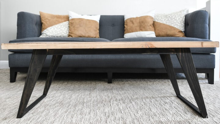 Simple Modern Coffee Table Build Plans - Houseful of Handmade