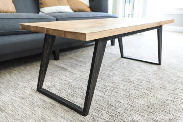 Simple Modern Coffee Table Build Plans - Houseful of Handmade