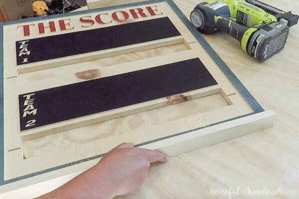 Outdoor Scoreboard for Summer Games - Houseful of Handmade