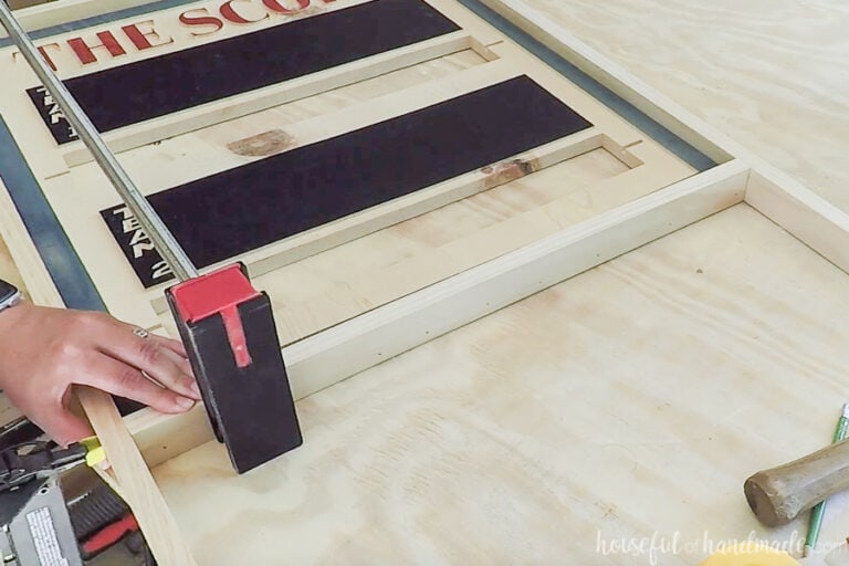 Outdoor Scoreboard for Summer Games - Houseful of Handmade