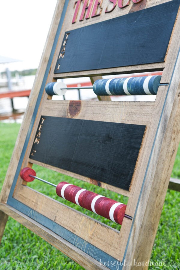 Outdoor Scoreboard for Summer Games - Houseful of Handmade