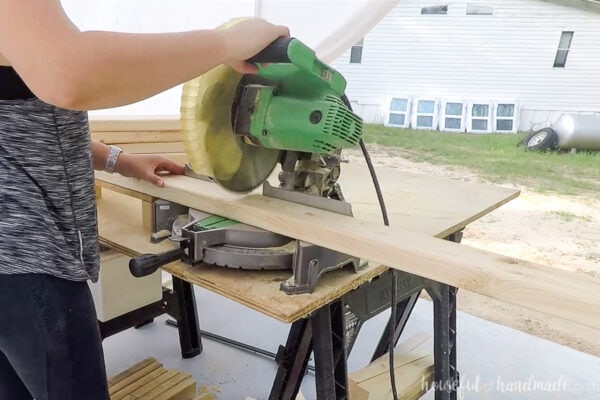 Our DIY Fire Pit: Building & Sealing the Wood Benches - Houseful of ...