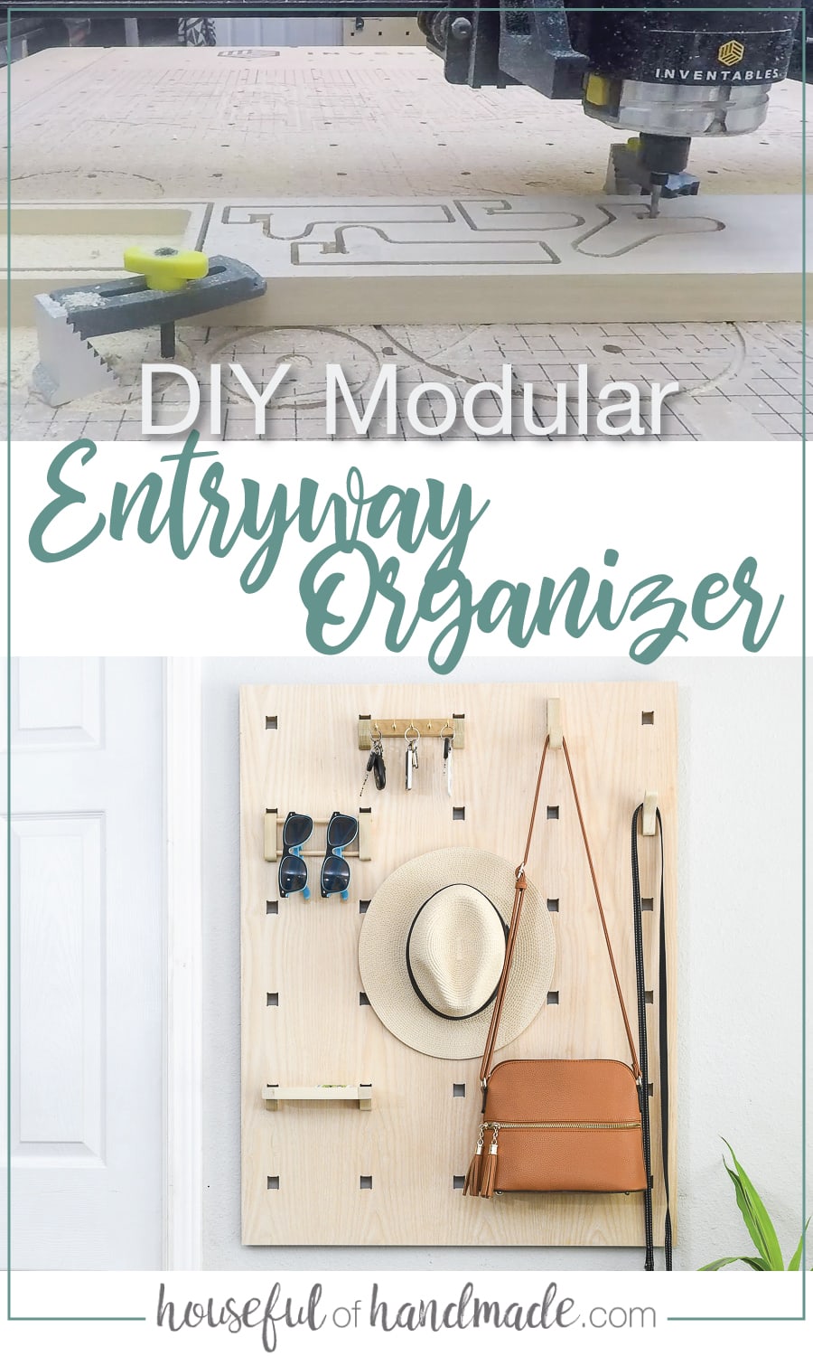 Modular Entryway Organizer from Plywood - Houseful of Handmade