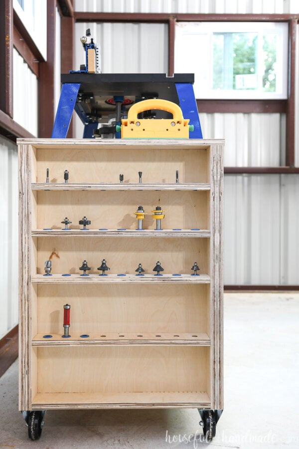 Rolling Bench Top Router Table Build Plans - Houseful of Handmade