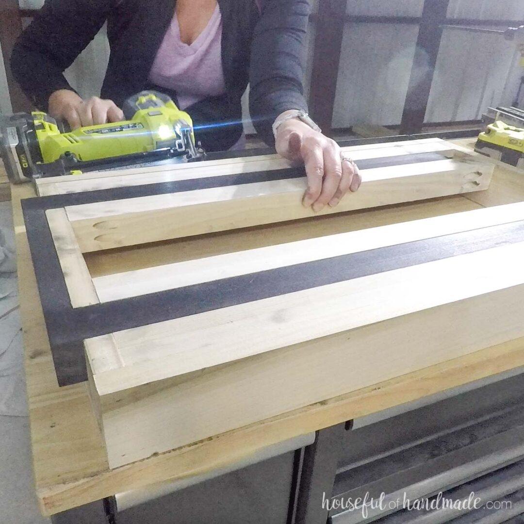 Modern Rolling Kitchen Cart Build Plans - Houseful of Handmade