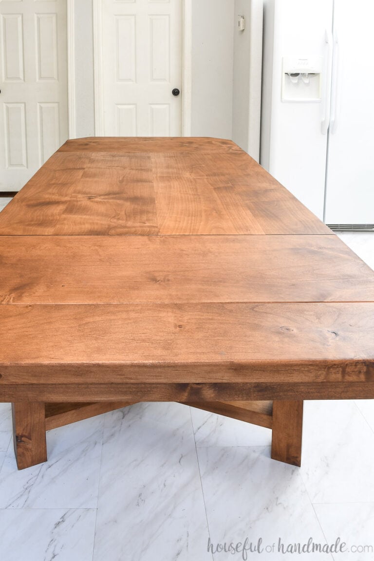 DIY Dining Table with Leaves - Houseful of Handmade