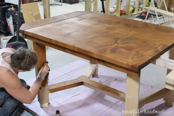 DIY Dining Table with Leaves - Houseful of Handmade