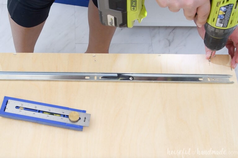 How to Install Cabinet Drawers with Ball-Bearing Slides - Houseful of ...