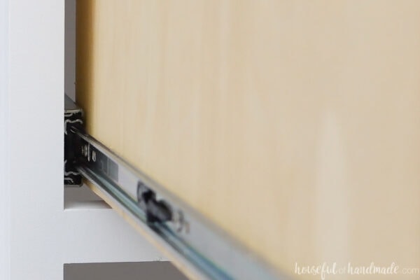 How to Install Cabinet Drawers with Ball-Bearing Slides - Houseful of ...