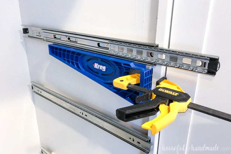 How to Install Cabinet Drawers with Ball-Bearing Slides - Houseful of ...