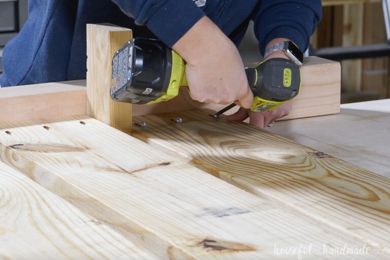 Easy to Build DIY Bed - Houseful of Handmade