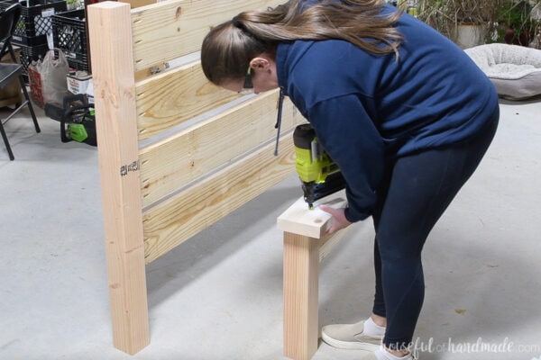 Easy to Build DIY Bed - Houseful of Handmade