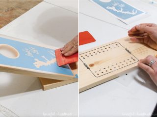 Tabletop Cornhole Game Build Plans - Houseful of Handmade
